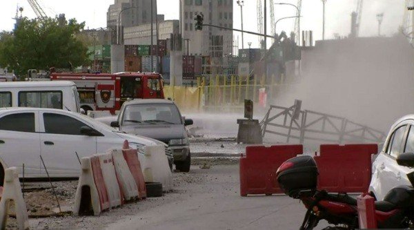 Escape de gas en Retiro. Controlaron la fuga. - PuntoSeguido.com.ar