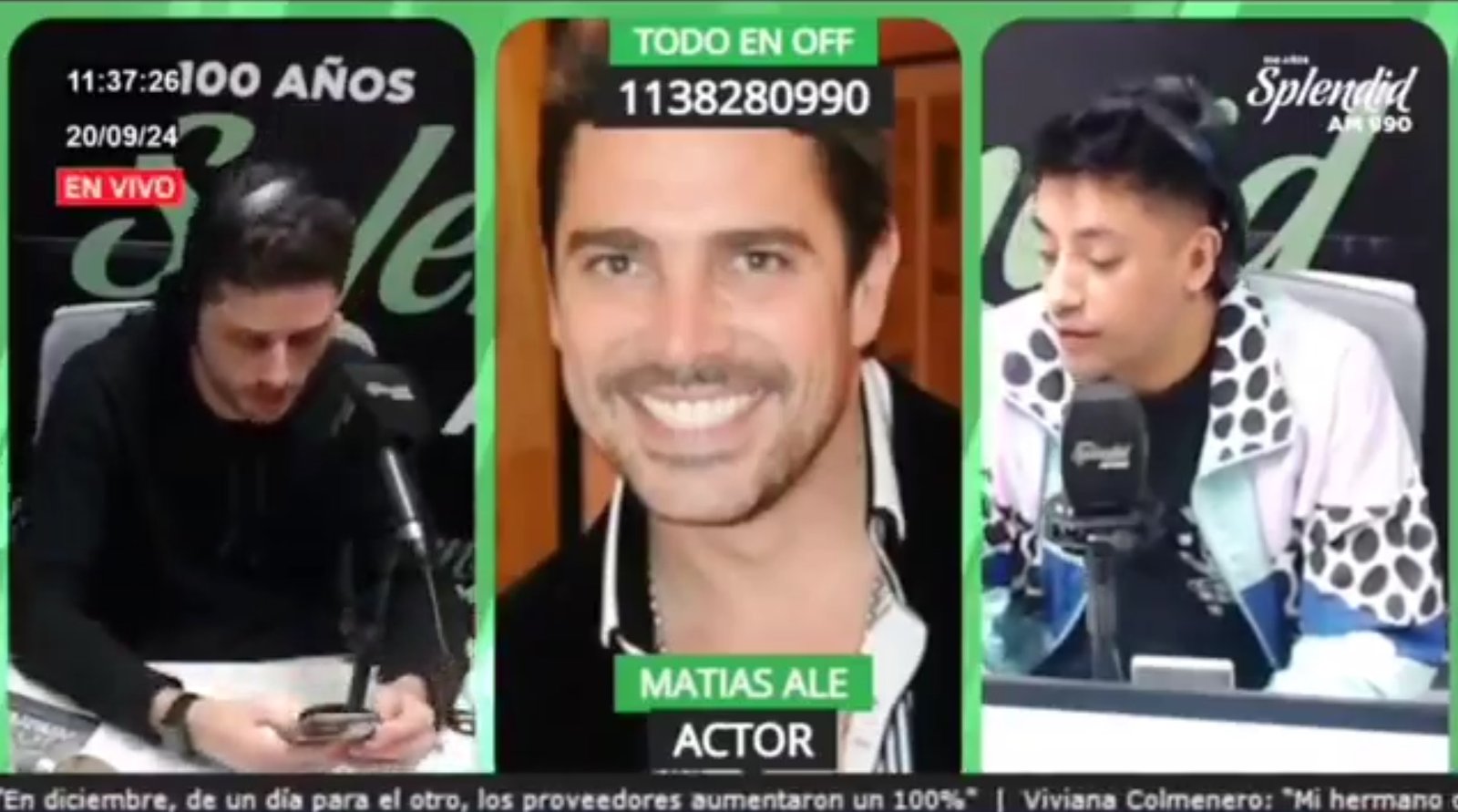 Matias Alé para Silvina Escudero. “Ha hecho bastante carrera hablando ...